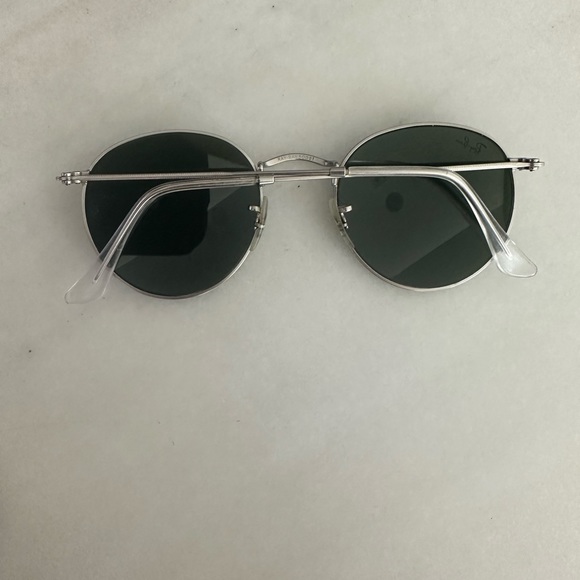Ray-Ban | Accessories | Authentic Silver Round Metal Ray Bans In ...